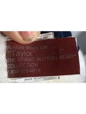 Pickford Bears | Toys | Brass Button Pickford Bears Taylor Navy Sailor ...